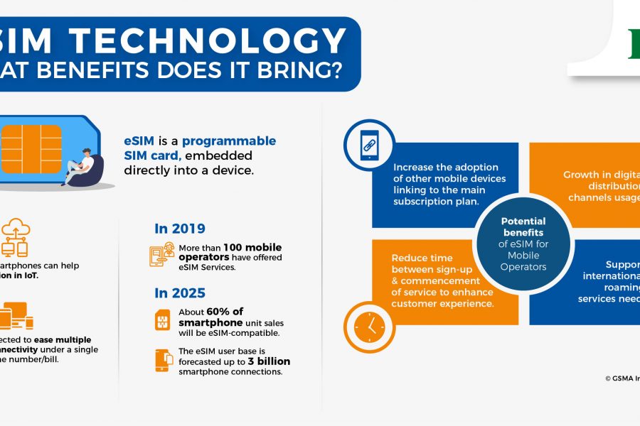 The Milestones of eSIM - Infographic | Forest Interactive